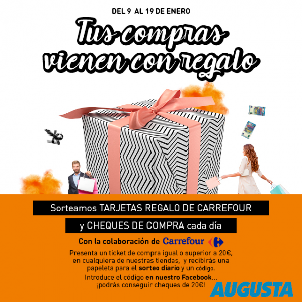 Tus compras vienen con regalo - Centro Augusta